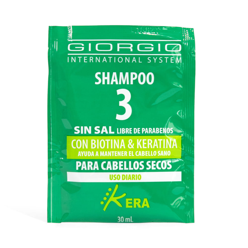 Shampoo 3 Giorgio 30ml | Surticosmeticos – Surticosmeticos Colombia